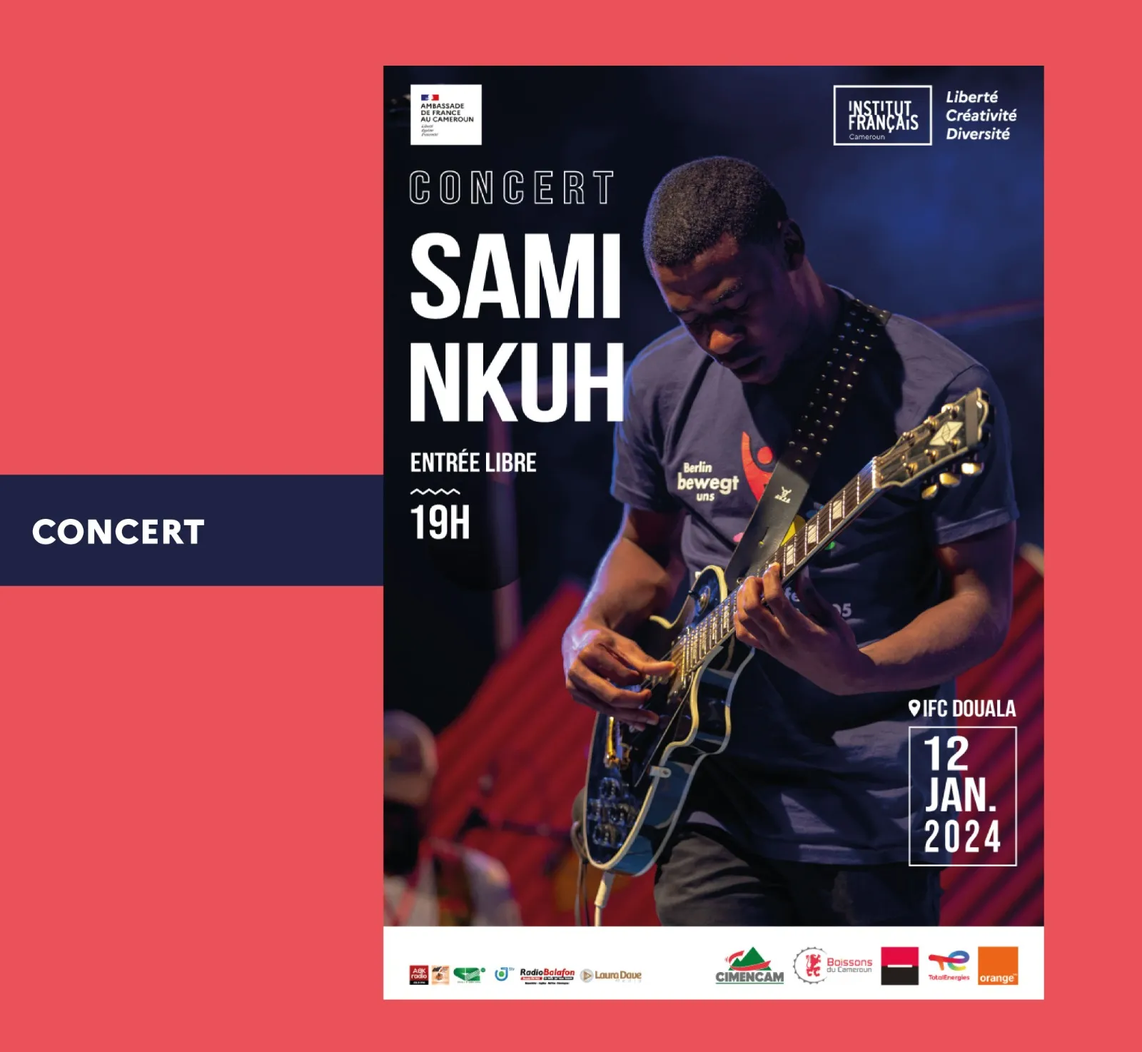 Sami Nkuh en concert | Musique, Culture, Jazz, Guitare, Scène
